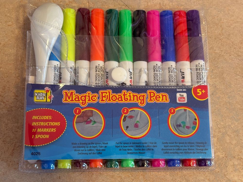 Magic Floating Pen Set - 11 Stifte + Löffel (Neu (gemäss Beschreibung ...