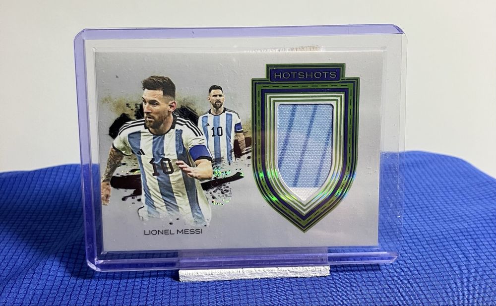 Futera Lionel Messi Hotshots Match Worn Jersey Patch /7 (Neu und ...