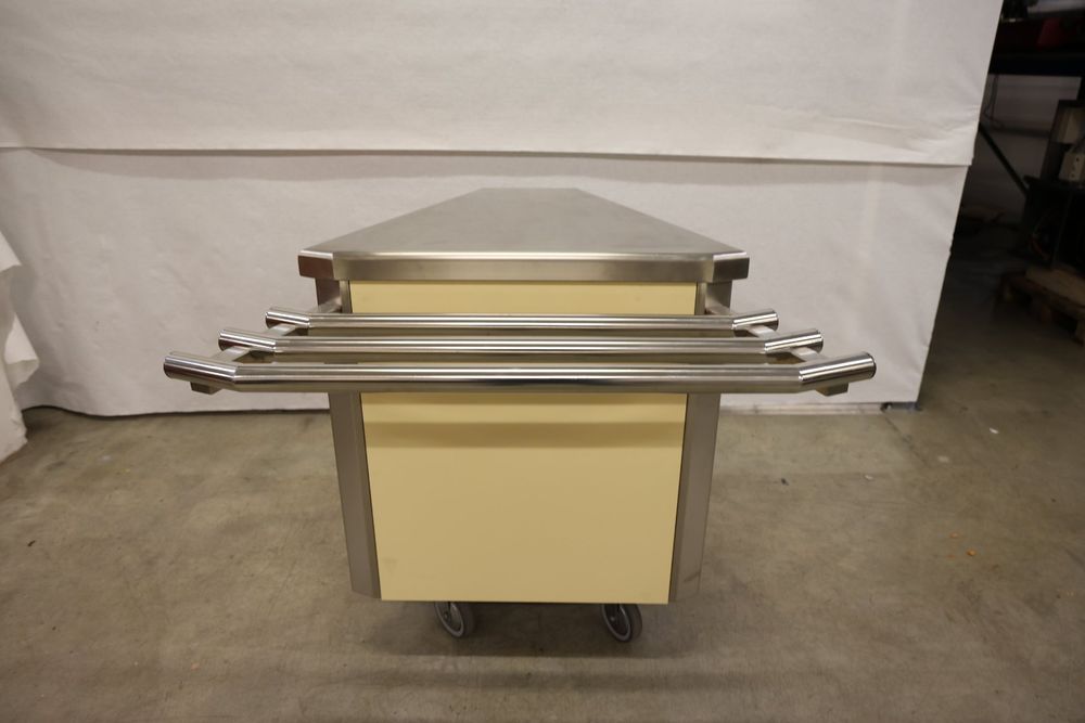 Servierwagen Küchenwagen mit Rollen Ausseneckelement (Gebraucht) in ...
