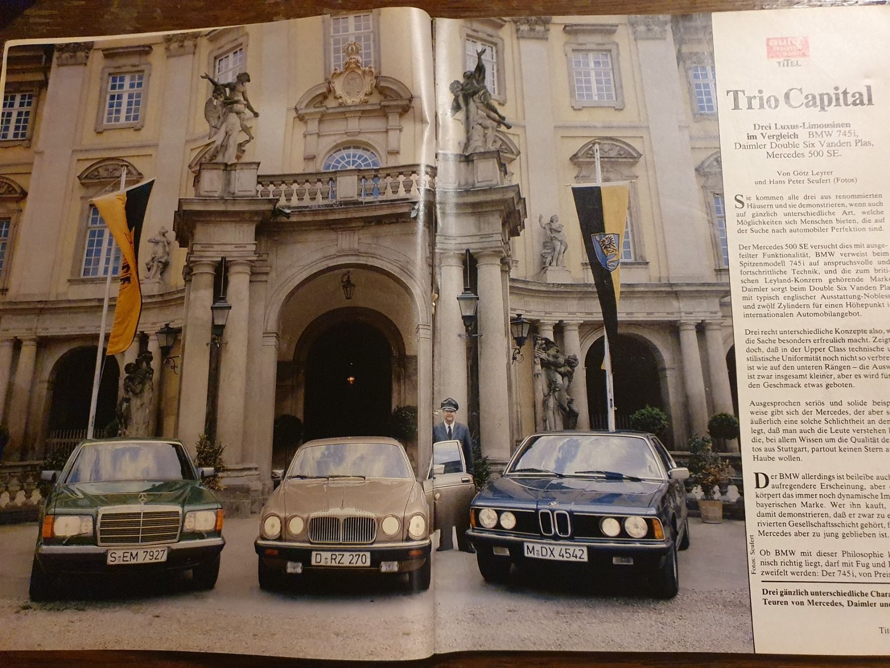AMS 15/82 Daimler V12 W126 745i Morgan 4/4 W123 Golf GTI xx (Gebraucht ...