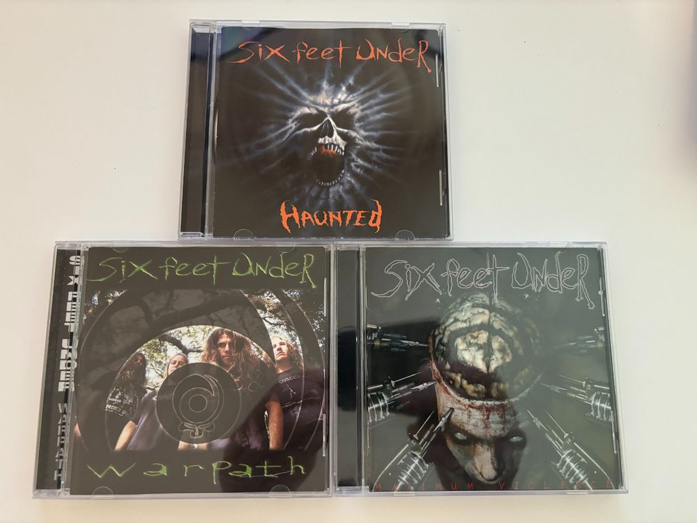3x SIX FEET UNDER - Haunted, Warpath, Maximum Violence (Gebraucht) in ...