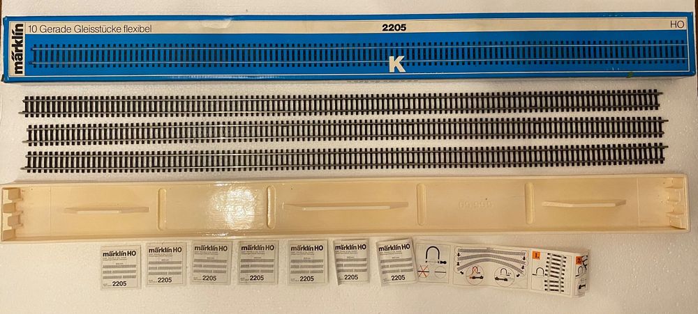 3 Stück Märklin 2205 K-Gleis Flexgleis | Kaufen auf Ricardo