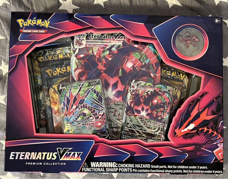 Pokémon Eternatus VMAX Premium Collection Box - Neu English (Neu und ...