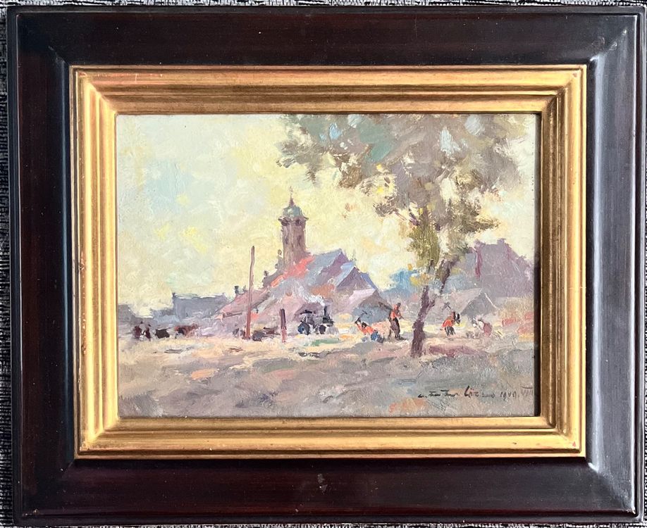 40.er Jahre Ölgemälde mit Arbeitern, Unl. Signiert (Gebraucht) in Root für CHF 19 – nur Abholung ...