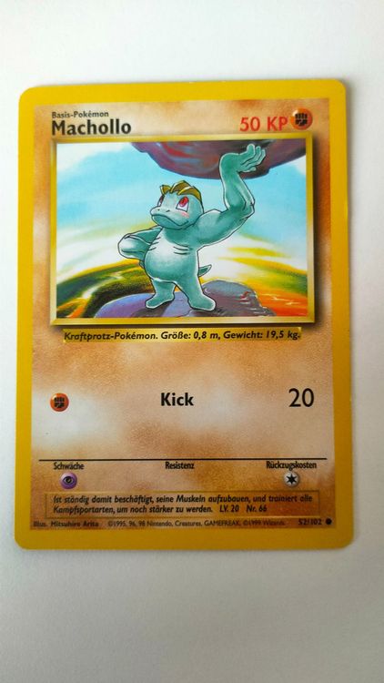 Machollo - Pokemon - Basis | Kaufen auf Ricardo