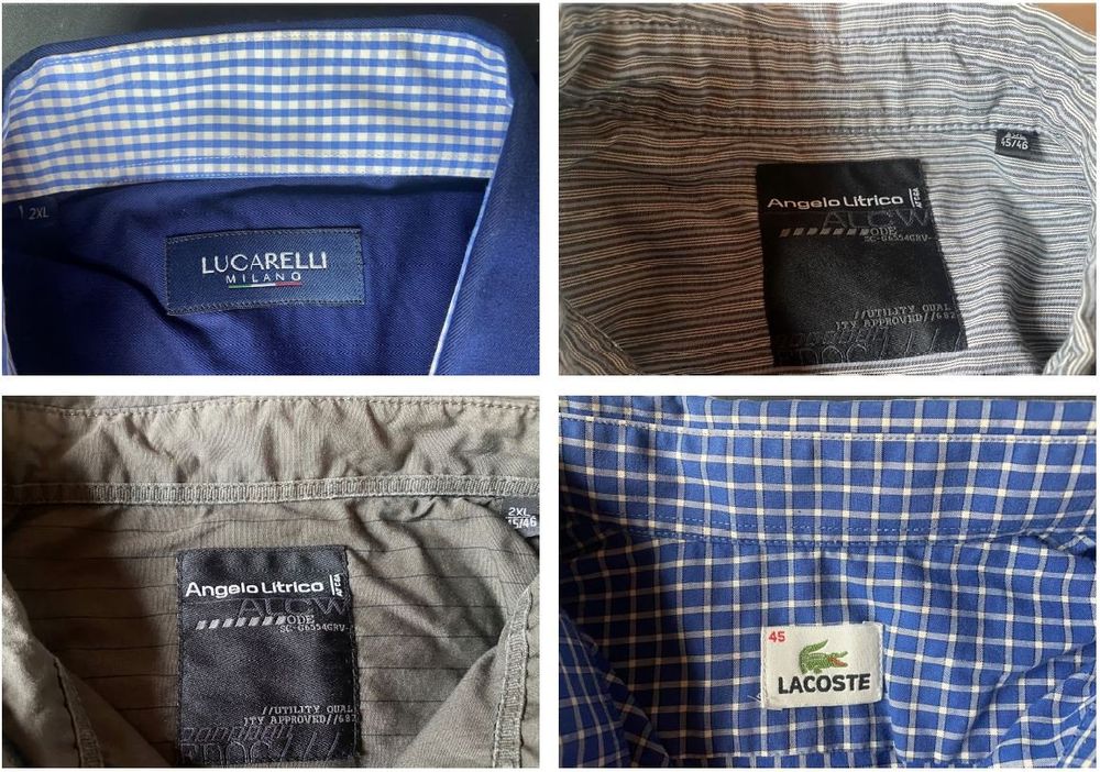 Hemden Lacoste Lucarelli Milano Angelo Litrico Set mit 4 Stk | Kaufen ...