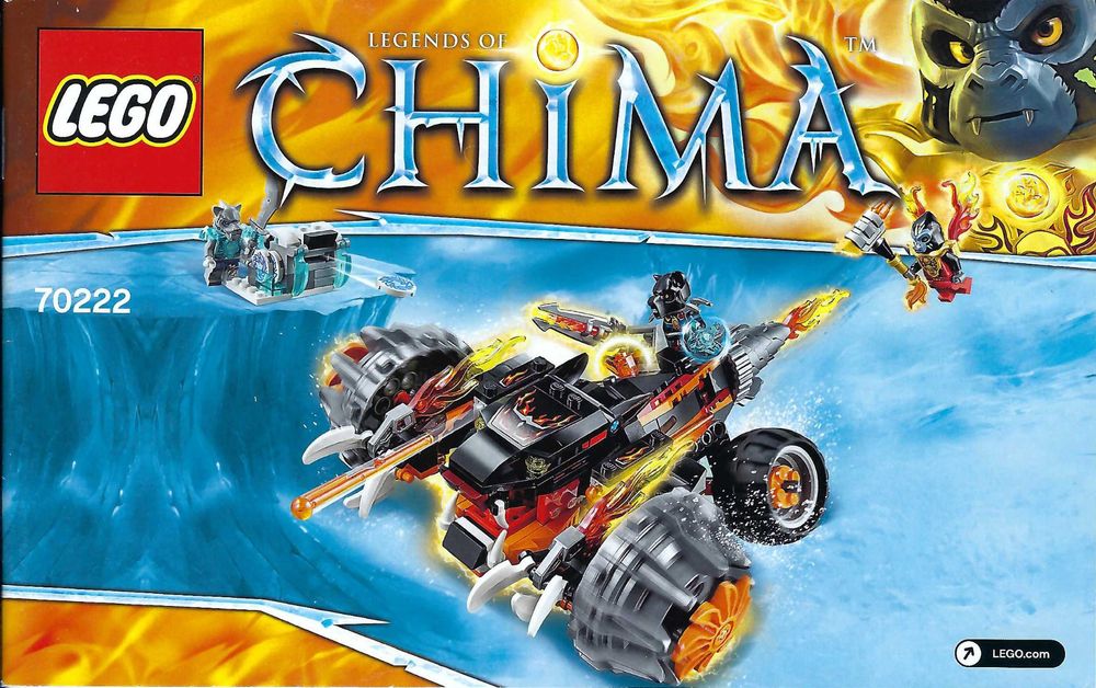 LEGO® 70222 Legends of Chima - Tormak's Shadow Blazer (Neu (gemäss ...