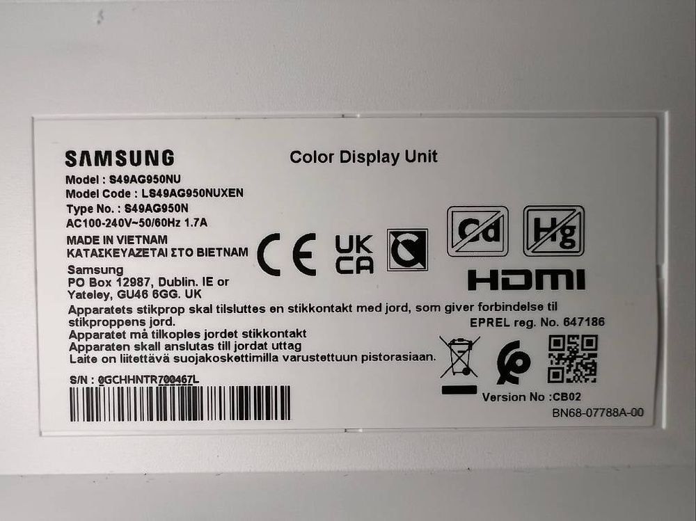 Samsung Odyssey NEO G9 , Mini-LED-Technik mit HDR10+ (Gebraucht) in ...