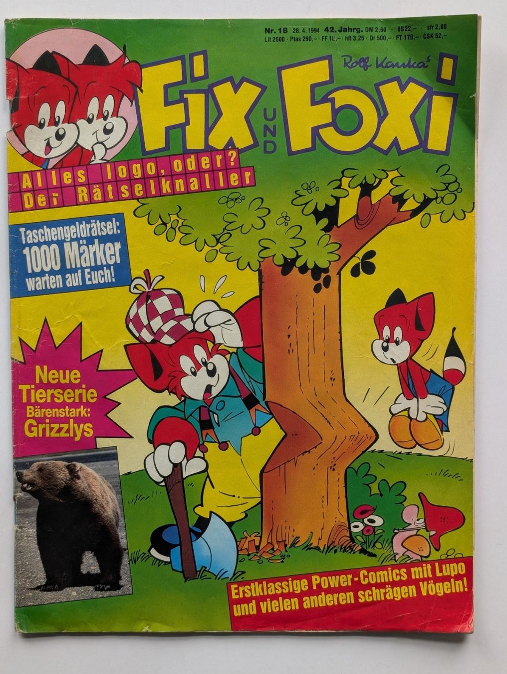 Zwei Fix und Foxi Comic-Hefte aus 1994 (Gebraucht) in Stallikon für CHF ...