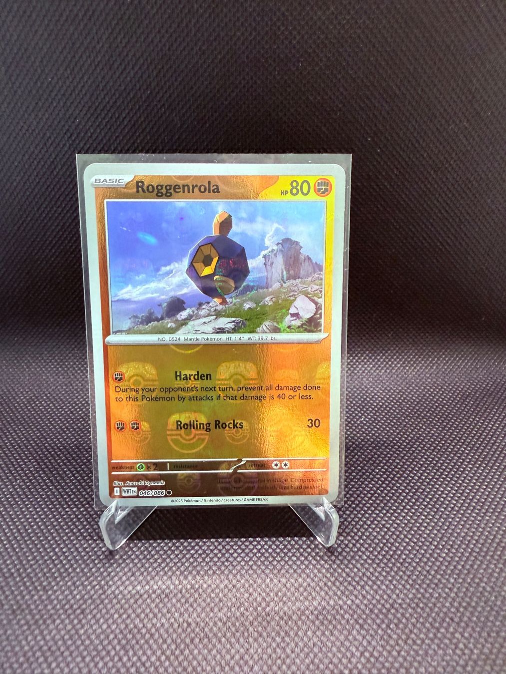 Pokemon White Flare - Roggenrola Masterball 046/086 (Gebraucht) in Horn ...