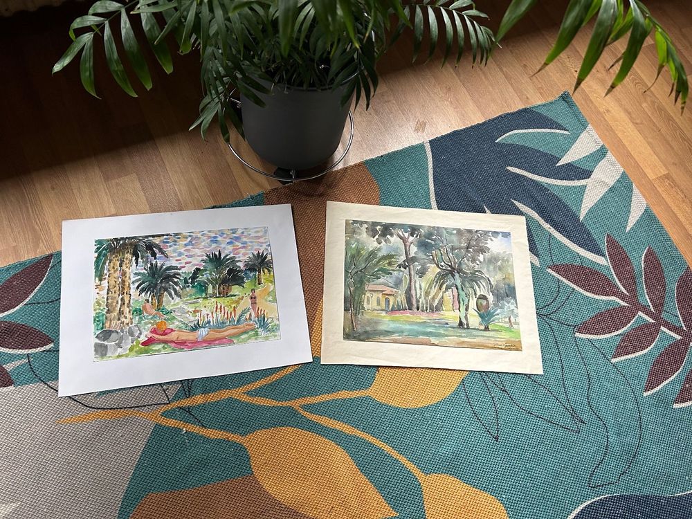 2 Aquarelle, Arne Siegfried | Kaufen auf Ricardo