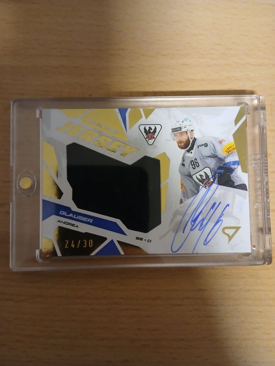 Game Jersey signed 24/30 Andrea Glauser Fribourg-Gottéron (Neu (gemäss ...