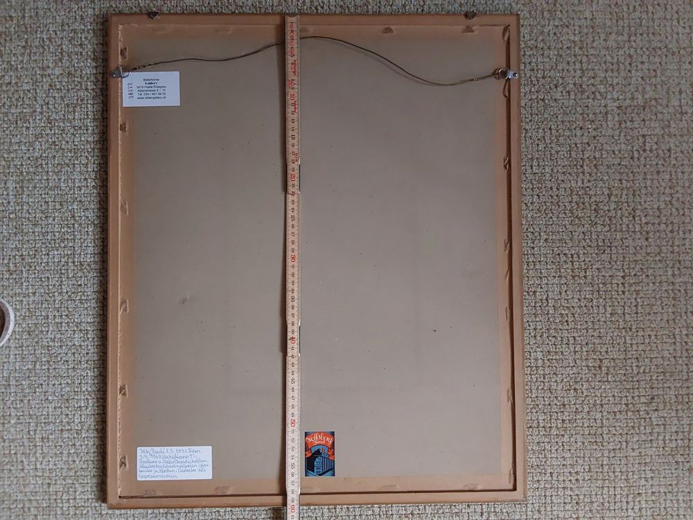 Fritz Pauli.Original-Aquarelle-Signiert. Mit Rahmen 51x60cm. | Kaufen auf Ricardo