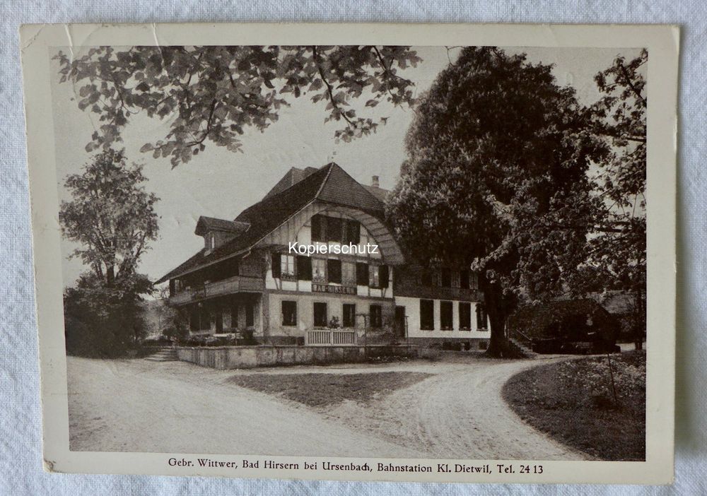AK URSENBACH BE, Bad Hirsern (Gebraucht) in Wallisellen für CHF 7 – mit Lieferung auf Ricardo kaufen