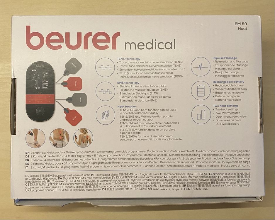 Beurer EM 59 Heat TENS/EMS Gerät mit Wärmefunktion (Neu (gemäss ...