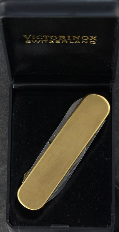 Victorinox 74 mm Ambassador Gold Satine Taschenmesser Messer (Neu ...