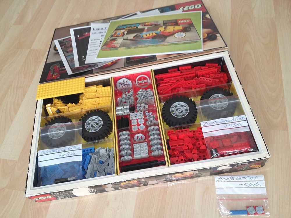 Lego Technic Auto #853 1.Auflage 598-Teile / Umbau 612-Teile (Gebraucht ...