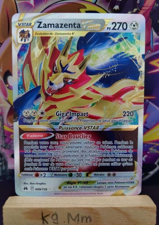 Carte pokémon Zamazenta Vstar Zénith Suprême FR | Kaufen auf Ricardo