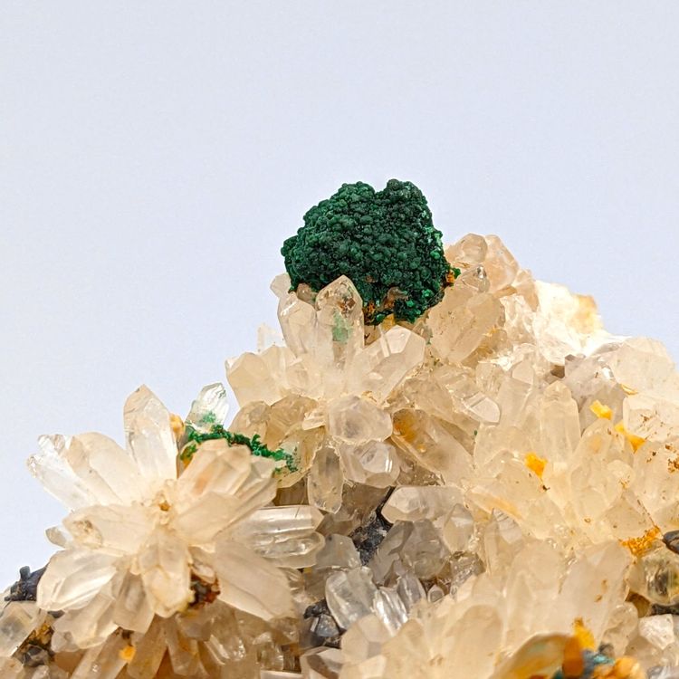 EINZIGARTIG, MALACHIT und TETRAEDRIT auf QUARZKRISTALLE (Neu (gemäss Beschreibung)) in Balerna ...