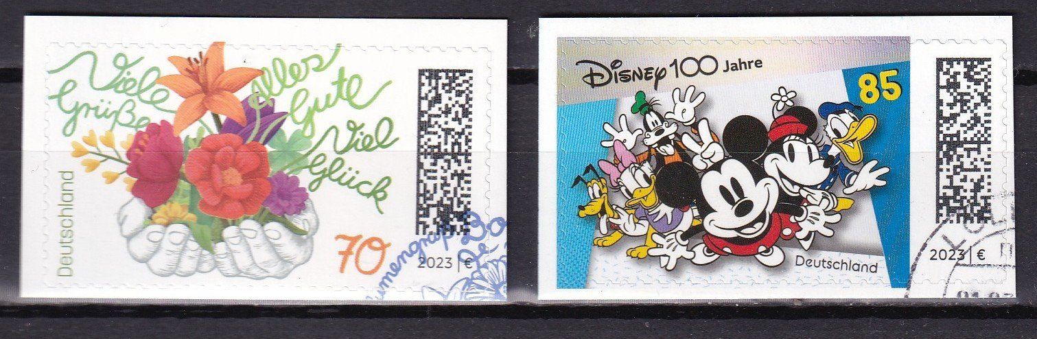 BRD 3756 Disney - BRD 3757 Viele Grüsse - selbstklebend (49) (Gebraucht ...