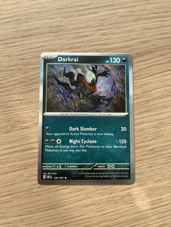 Darkrai - Pokémon Paradox Rift EN - 136/197 - Holo | Acheter sur Ricardo