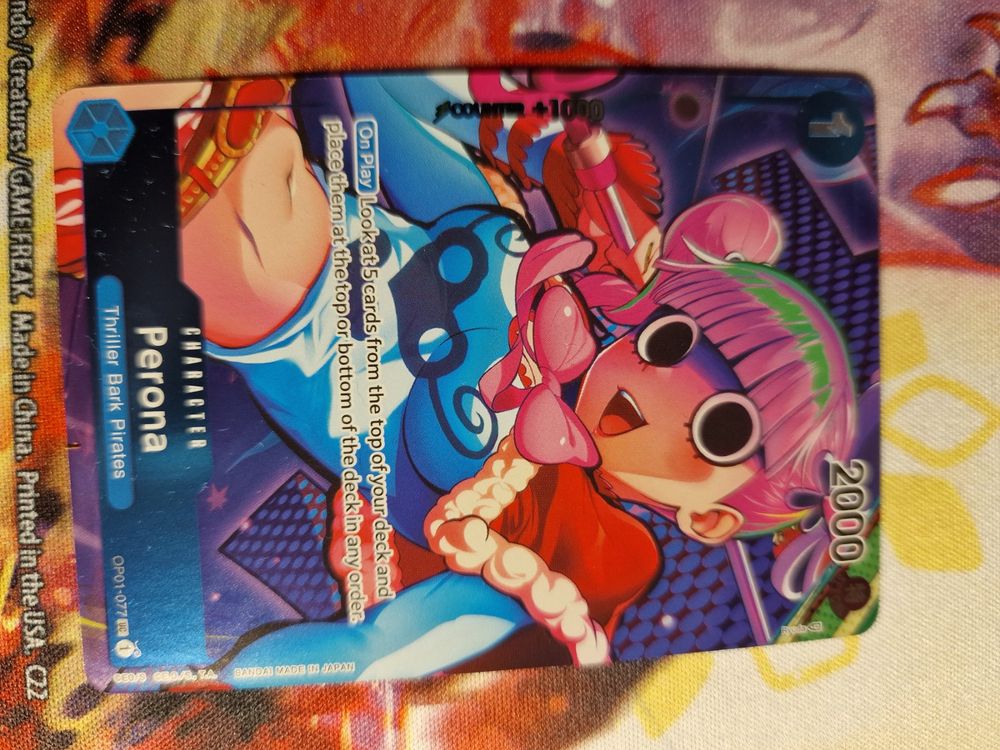 Perona alt art One Piece Card Game 01 Romance Dawn Bandai (Neu (gemäss ...