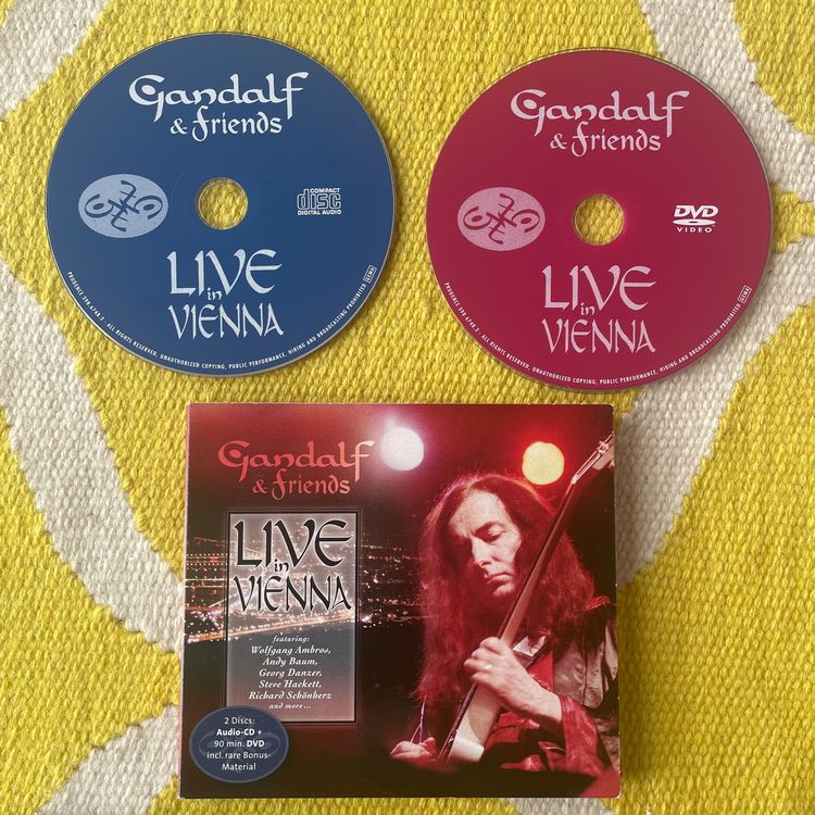 GANDALF&FRIENDS-CD+DVD LIVE IN VIENNA (DIGIPACK) (Gebraucht) in ...