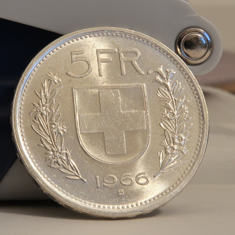 5 Franken 1966 (Gebraucht) in Oberglatt ZH für CHF 9 – mit Lieferung auf Ricardo kaufen