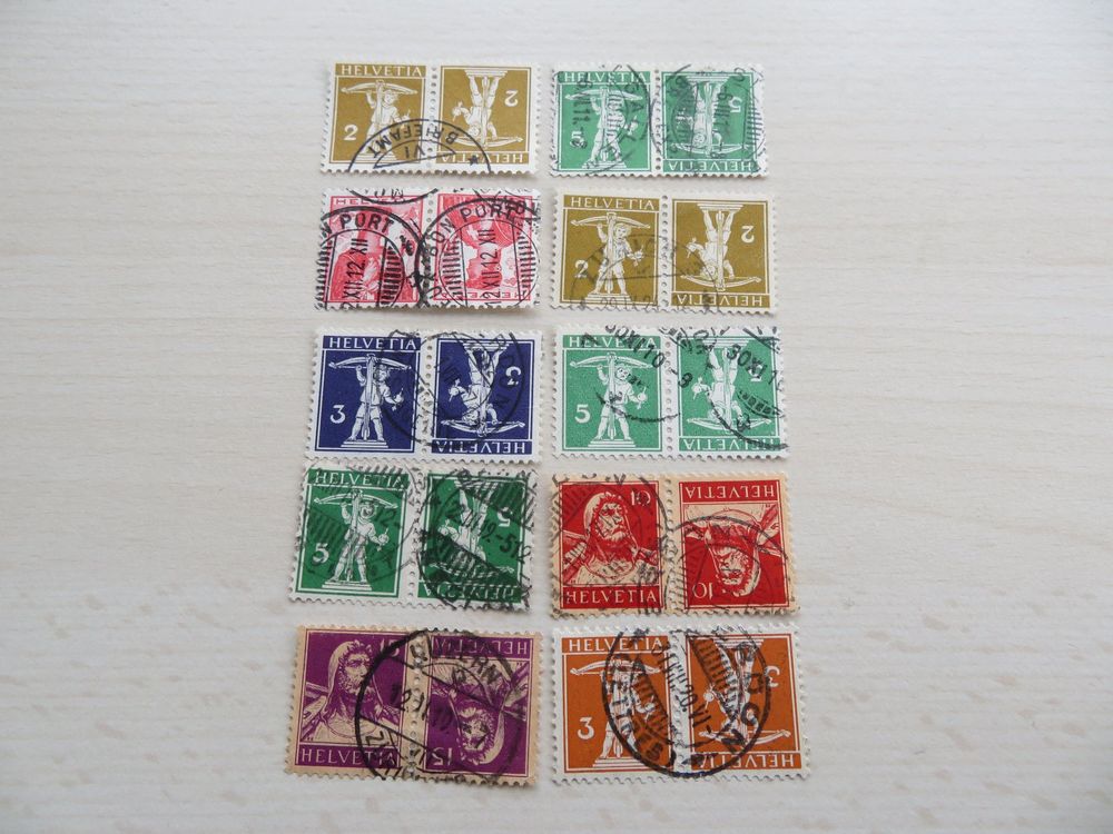 Kehrdrucke K2 - K10, Kat ü. 1000.- ab 1.- | Kaufen auf Ricardo