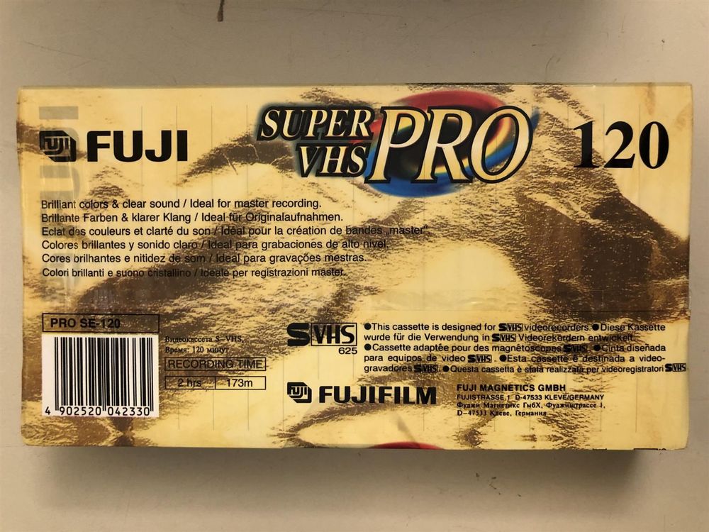 Fuji Pro Super-VHS Kassetten (Neu und originalverpackt) in für CHF 10 ...