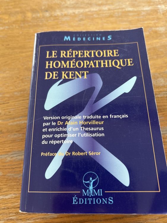 Le répertoire homéopathique de Kent (Gebraucht) in Salavaux für CHF 15 ...