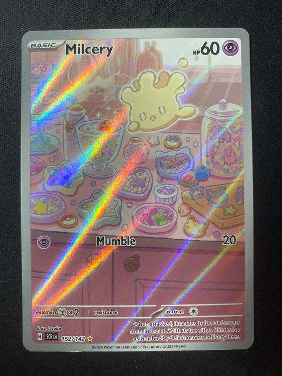 Milcery 152 - Hokumil - Illustr. Rare - Stellar Crown - EN (Neu (gemäss ...