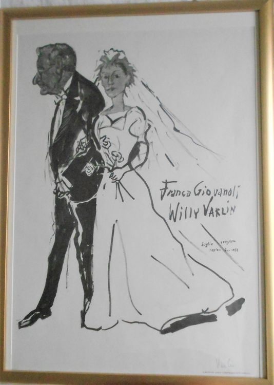 VARLIN (1900-1977) grosse Heiratsanzeige 1963 handsigniert (Gebraucht ...