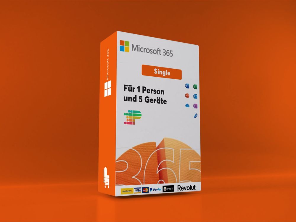 Microsoft 365 Single l Für 1 Person und 5 Geräte l1 TB - 1J | Kaufen ...
