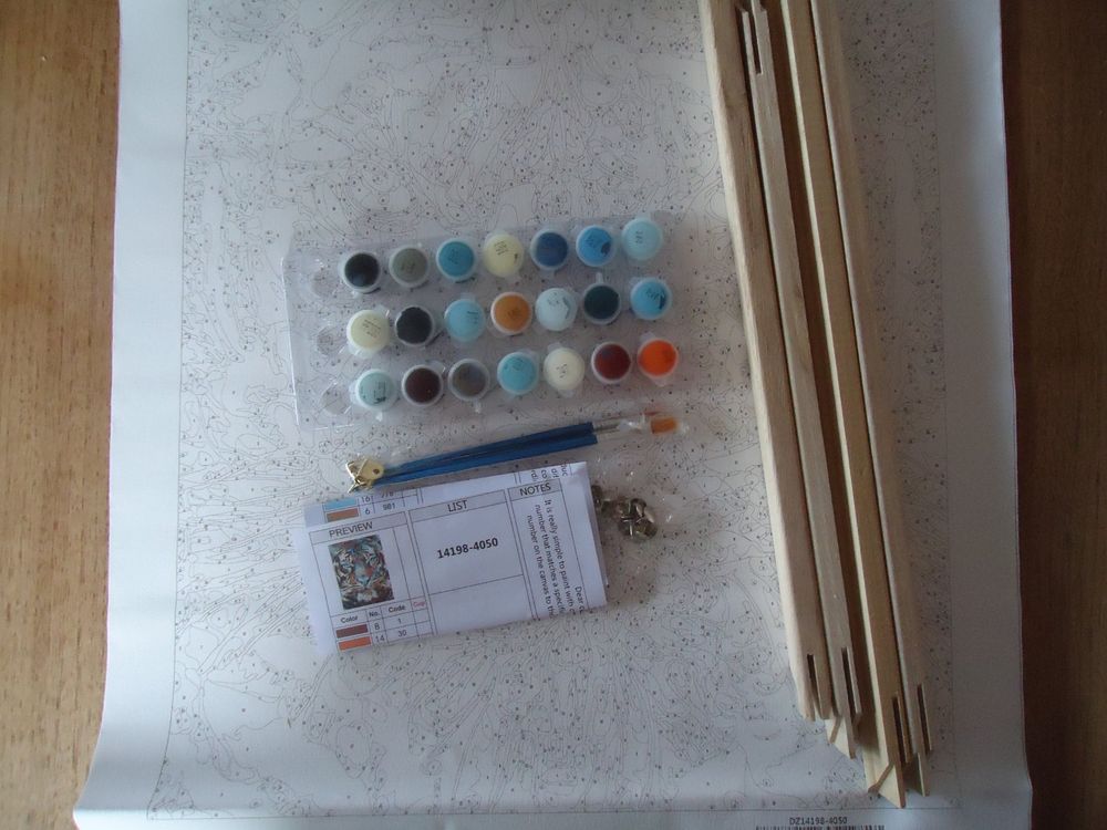 neu! Malen nach Zahlen, 40 x 50 cm, alles dabei + Rahmen | Kaufen auf Ricardo