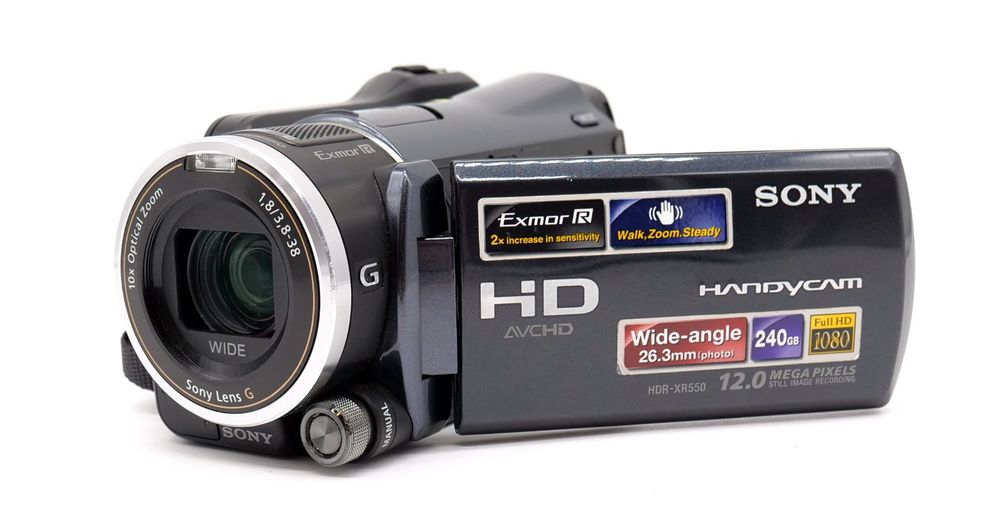Sony HDR-XR550 FULL HD Camcorder, 10x opt. Zoom, Exmor R (Gebraucht) in ...