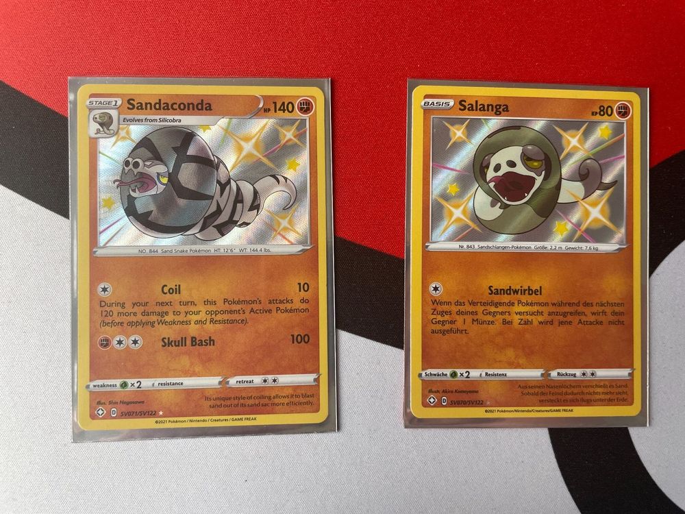 Shiny Salanga & Sanaconda Pokemon Karte | Kaufen auf Ricardo