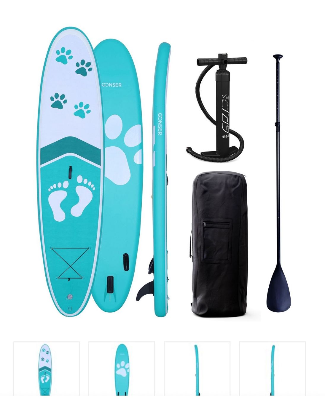 Neues Gonser Stand Up Paddle Board, SUP, komplett! (Neu und ...