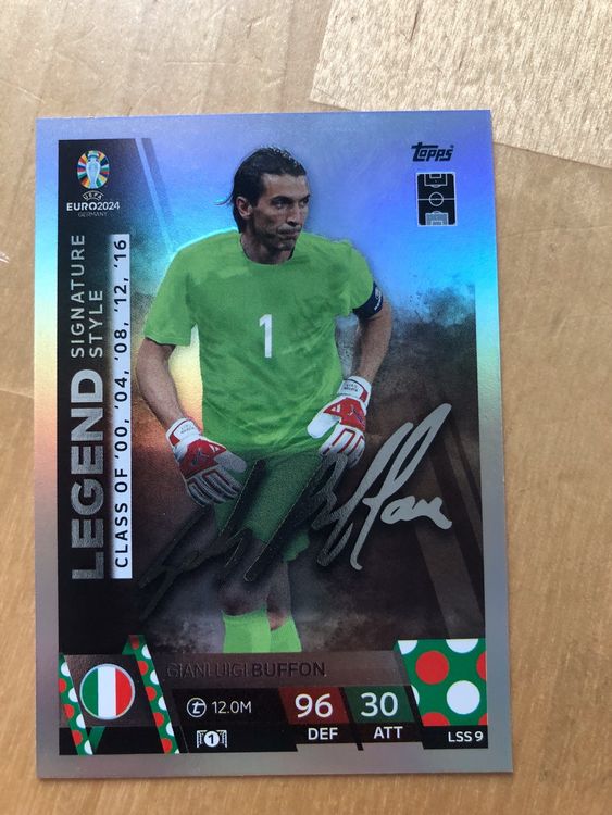 Topps Match Attax Euro 2024 Gigi Buffon Karte Legend (D'occasion) à ...