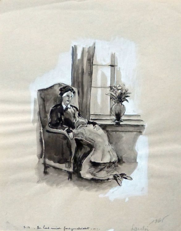 Hugo Laubi (1888-1959) Illustrator, Grafiker - Zeichnung (Gebraucht) in ...