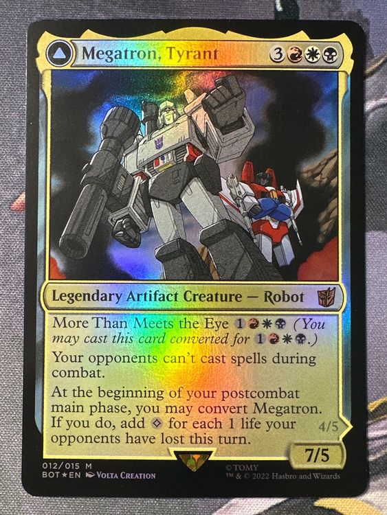 Megatron, Tyrant / Megatron, Destructive Force FOIL (Neu (gemäss ...