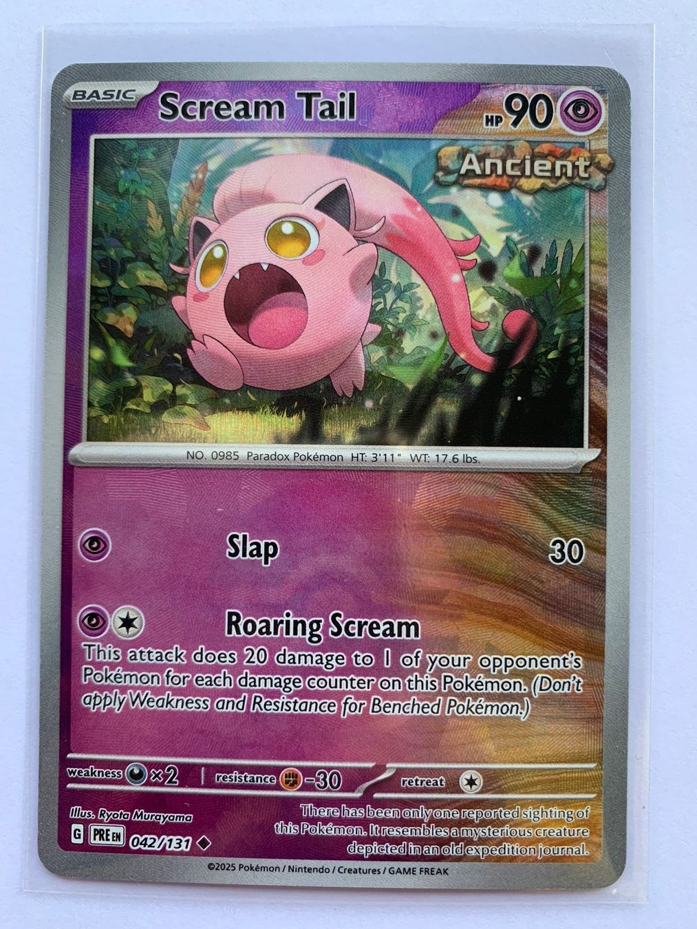 Pokemon Scream Tai Pokeball 042/131 EN, Prismatic Evolutions (Gebraucht ...