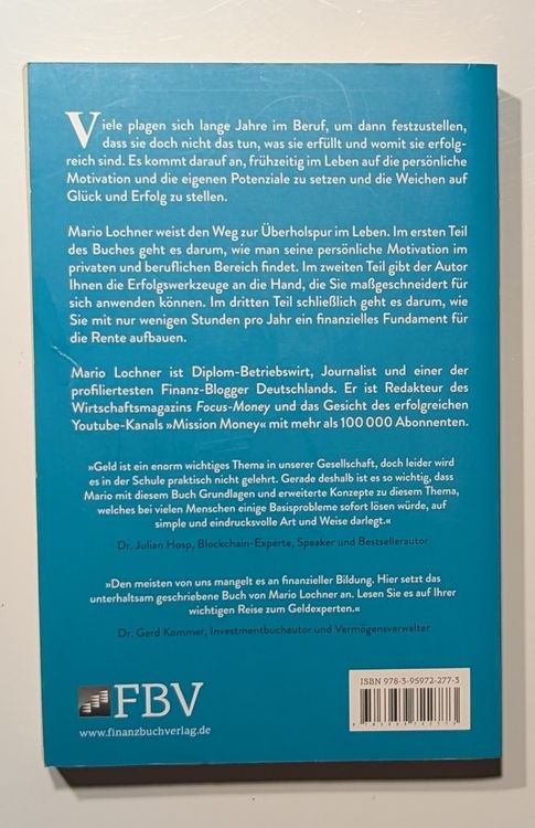 Mario Lochner Was ich mit 20 Jahren gerne über Geld, Motivat (Gebraucht ...