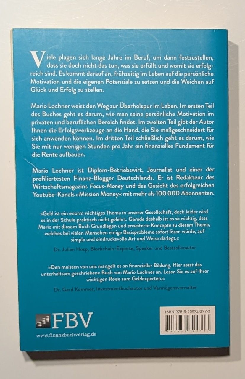 Mario Lochner Was ich mit 20 Jahren gerne über Geld, Motivat (Gebraucht ...