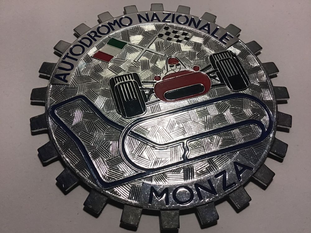 Plakette,Signet,Abzeichen,Emblem "AUTODROMO NAZIONALE MONZA" (Gebraucht ...