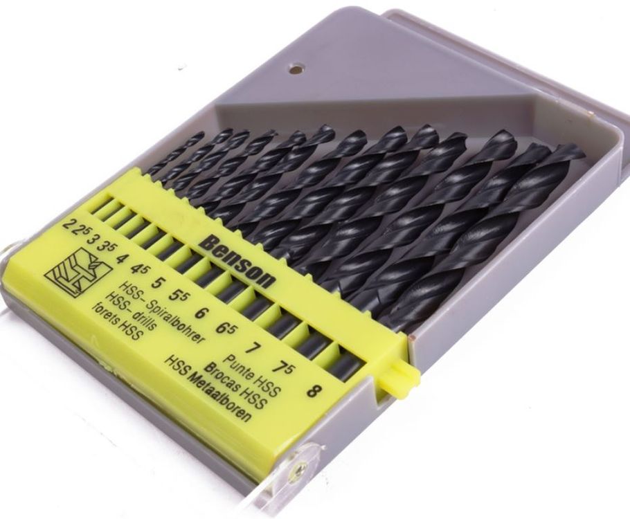 HSS-Bohrer-Satz 13-teilig für Metall von 2mm - 8mm (Neu und ...