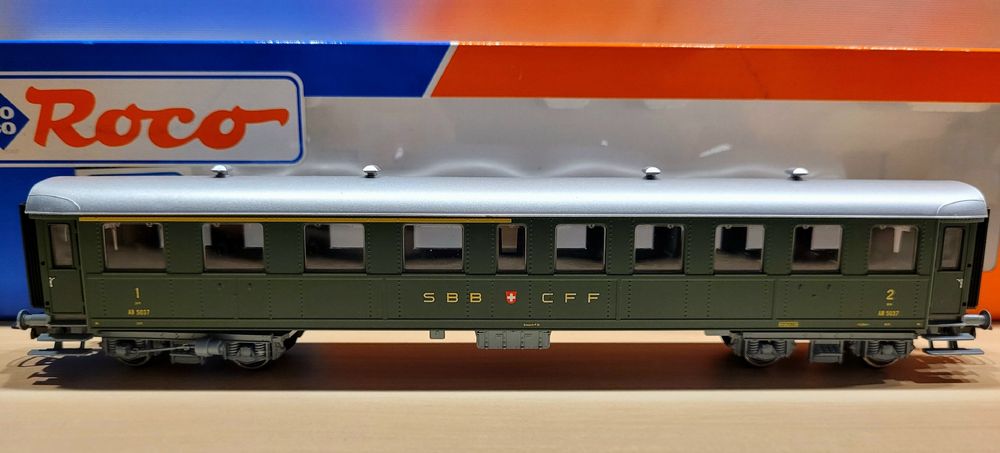 Roco 45097 SBB Stahlwagen 1./2. Klasse (Neu (gemäss Beschreibung)) in ...