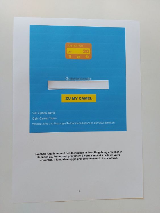 Just EAT - Voucher CHF 30.00 JUSTEAT.CH (Neu (gemäss Beschreibung)) in Zürich für CHF 19 – mit ...