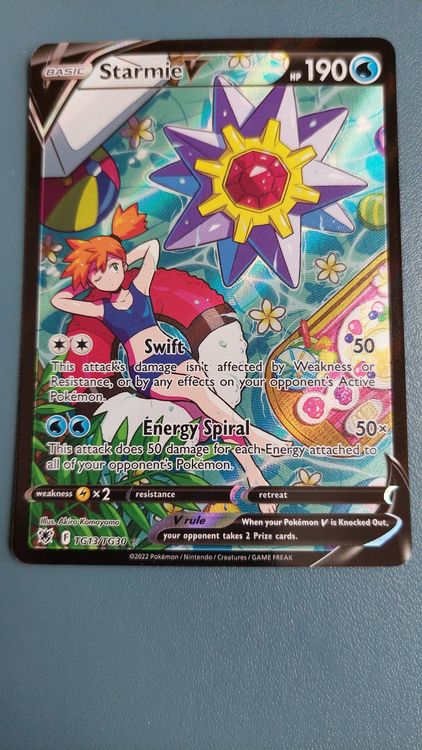 Pokemon STARMIE V/MISTY ALT ART Astral Radiance (Neu (gemäss ...