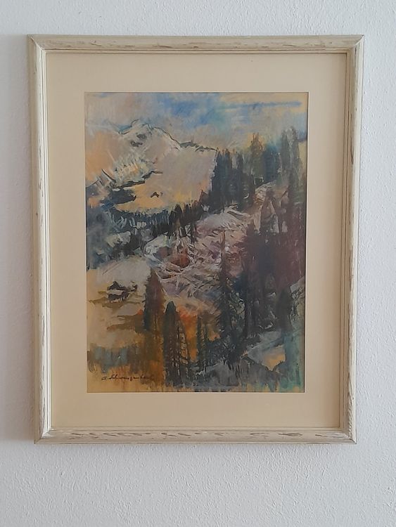 Armin Schwarzenbach " Berglandschaft " | Kaufen auf Ricardo